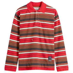 DAMSON MADDER Noah Cinch Rugby Top - Red