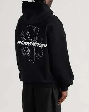 MKI MIYUKI ZOKU Wildflower Hoodie - Black