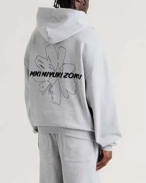 MKI MIYUKI ZOKU Wildflower Hoodie - Grey