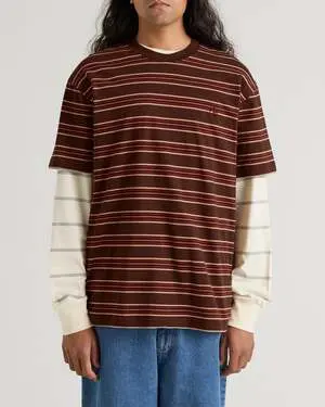 POLAR SKATE CO. Stripe T-shirt