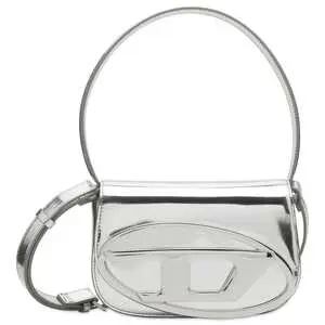 DIESEL® 1dr Logo Mirror Leather Handbag