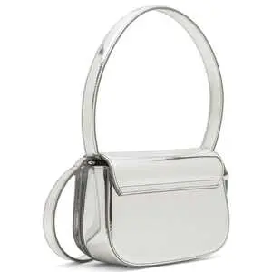 DIESEL® 1dr Logo Mirror Leather Handbag