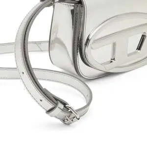 DIESEL® 1dr Logo Mirror Leather Handbag