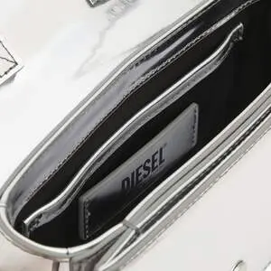 DIESEL® 1dr Logo Mirror Leather Handbag