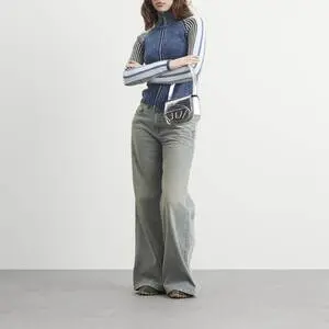 DIESEL® 1dr Logo Mirror Leather Handbag