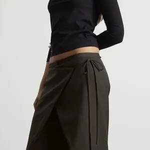 ST. AGNI Wrap Rouleau Pants