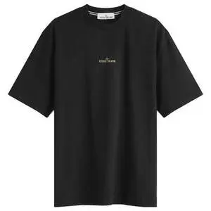 Stone Island Bleeding Numbers Compass Print T-shirt