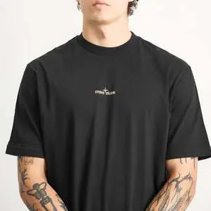 Stone Island Bleeding Numbers Compass Print T-shirt