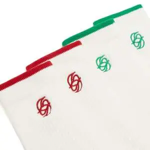 Drole De Monsieur 2-pack Logo Socks | Cotton/elastane/polyamide | End Clothing - Multicolor