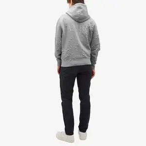 Amiri Ma Shotgun Embroidered Logo Hoodie