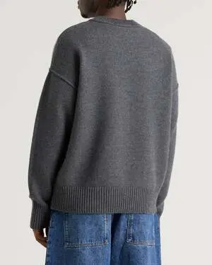 AMI Paris Crewneck Contrasted Adc Jumper