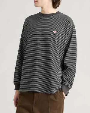 DANTON Long Sleeve Stripe T-shirt
