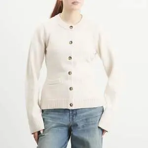 Good American Button Front Knit Cardigan