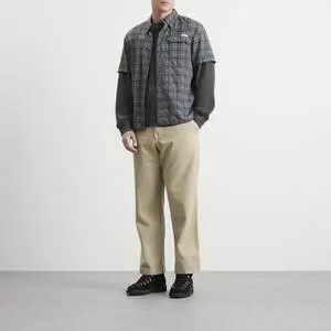THISISNEVERTHAT Plaid Shorts Sleeve Fishing Shirt