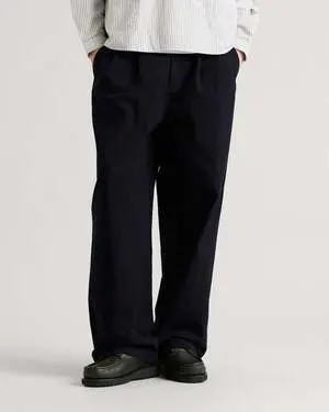 DANTON Twill Pleated Trousers