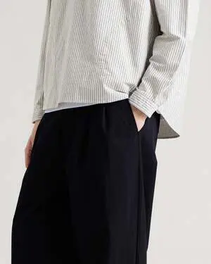 DANTON Twill Pleated Trousers