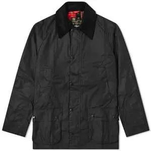 Barbour Ashby Wax Jacket - Black