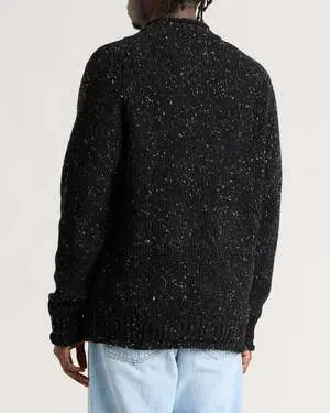 PITTARI Findhorn Donegal Roll Collar Jumper