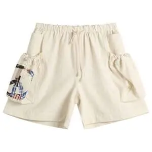 STORY MFG. Salt Shorts - Peace Patchwork