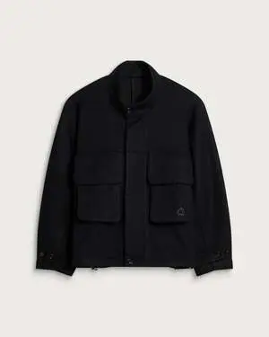 GANDER Wool Peveril Jacket - Black