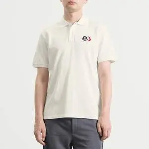 Moncler Cotton Pique Logo Polo