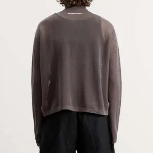 MKI MIYUKI ZOKU Linen Loose Knit Track Jacket
