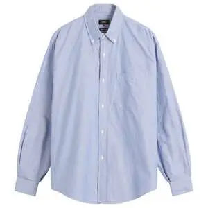 BEAMS Heavy Oxford Button Down Shirt - Blue