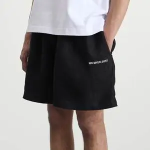 MKI MIYUKI ZOKU Linen Wide Leg Shorts