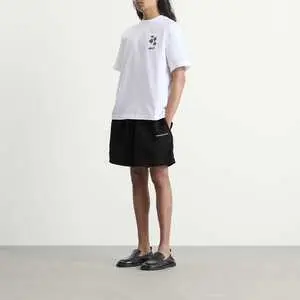 MKI MIYUKI ZOKU Linen Wide Leg Shorts