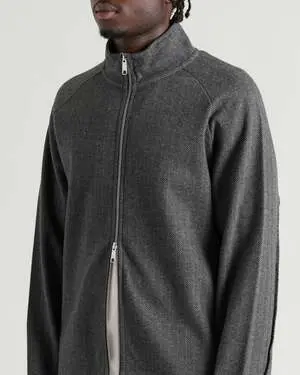MFPEN Herringbone Leisure Zip Up Jacket