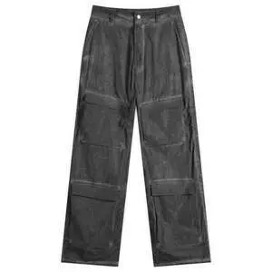COLE BUXTON Cold Wash Relaxed Cargo Pants - Washed Black