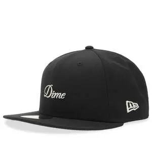 DIME Cursive New Era Cap - Black