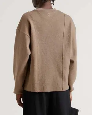 GANDER Raw Edge Crewneck Sweatshirt
