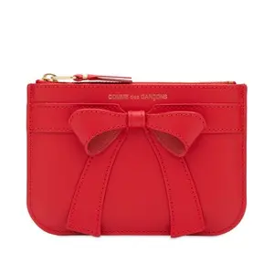 Comme Des Garçons Wallet Sa8100bb Big Bow Wallet - Red
