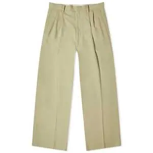 Auralee Hard Twist Wool Trousers - Light Beige