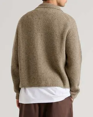 SAGE NATION Wiral Cardigan - Speckled Beige