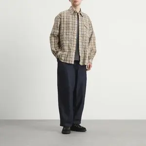 FRIZMWORKS Uneven Check Shirt
