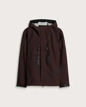 AND WANDER 2.5l Hiker Rain Jacket - Brown