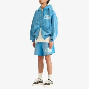 COLE BUXTON Cb Star Distressed Pocket Zipped Hoodie