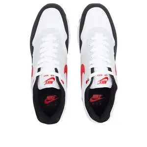Nike Air Max 1 Shoes - White/university Red