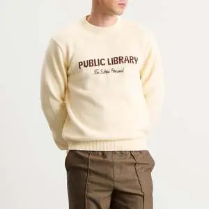 PERCIVAL Public Library Knitted Crew Jumper