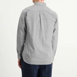 BEAMS Button Down Gingham Oxford Shirt