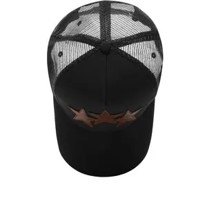 Amiri 3 Star Trucker Hat - Black