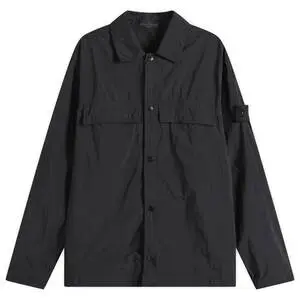 Stone Island Ghost Nylon Smerigliato Shirt Jacket - Black