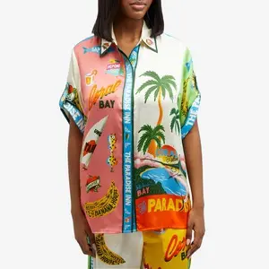 ALEMAIS Alémais Paradiso Silk Shirt | 100% Silk | End Clothing