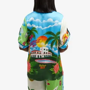 ALEMAIS Alémais Paradiso Silk Shirt | 100% Silk | End Clothing