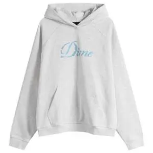 DIME Cursive Paper Cut Hoodie - Ash