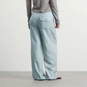 Auralee Wool Herringbone Cargo Pants