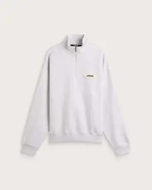 Jacquemus Grosgrain Zip Sweatshirt - Grey 2