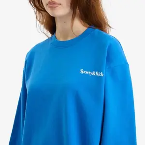 Sporty & Rich Health Is Wealth Crew Sweatshirt